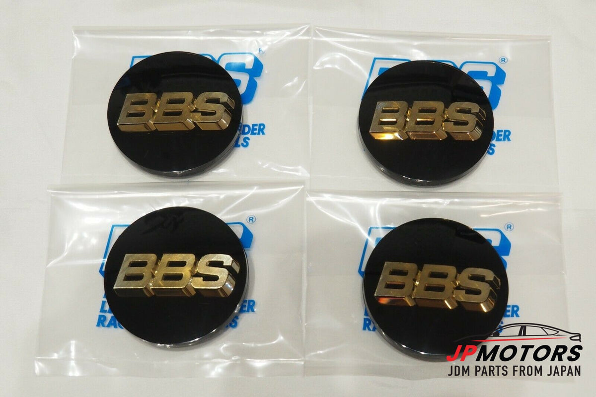 BBS Wheel Center Caps 80mm Genuine Emblem Blue Gold 3D Logo 56.24.038 ...