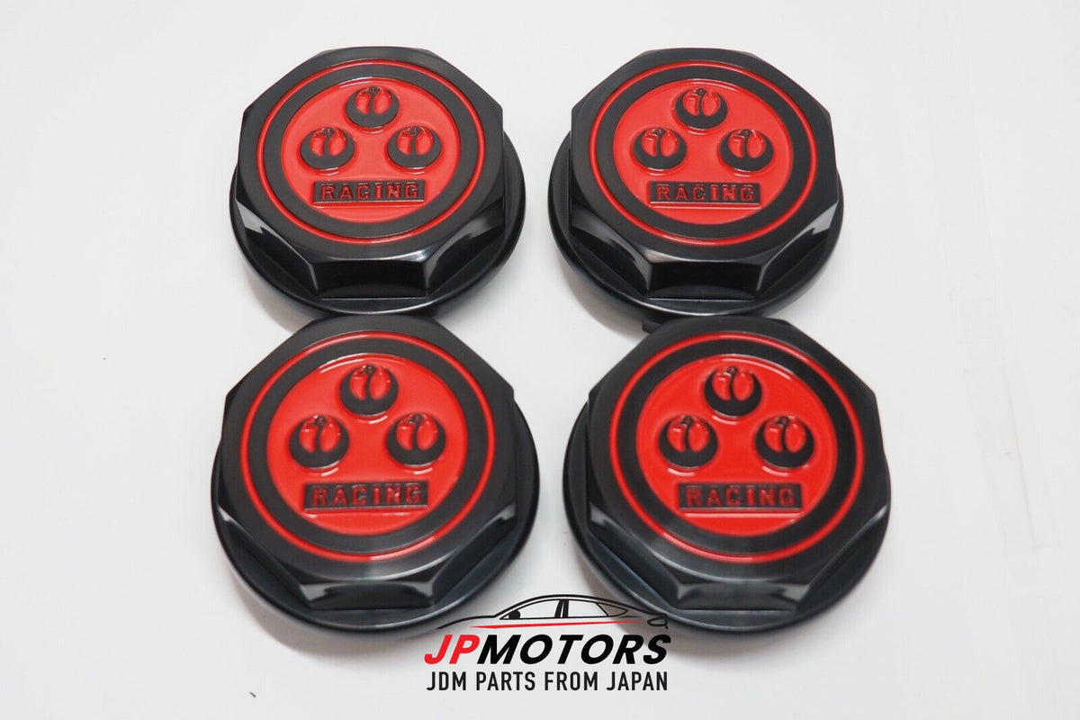 RS WATANABE Wheel Center Cap 60mm Black Set of 4PCS New ★ – JP MOTORS CO